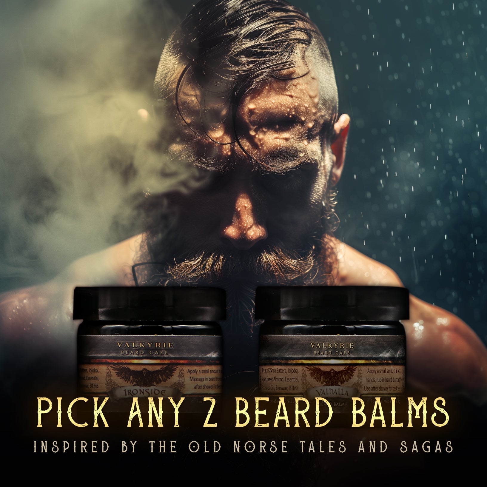 VALKYRIE BEARD CARE | Pick Any Two Beard Balms – ValkyrieBeardCare